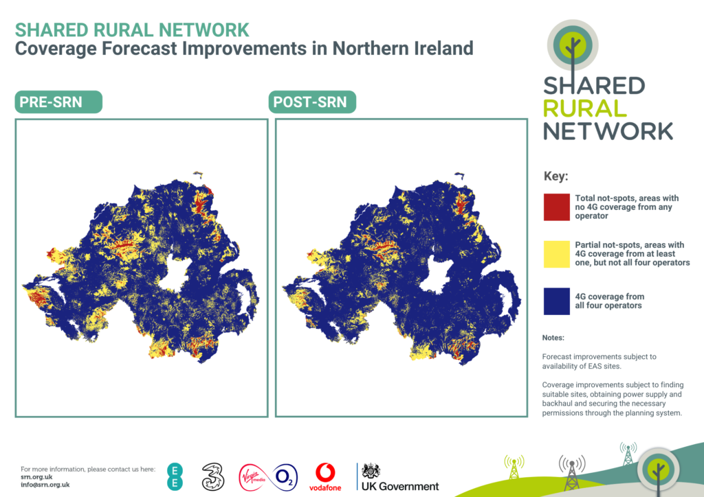 Forecast coverage improvements – Shared Rural Network
