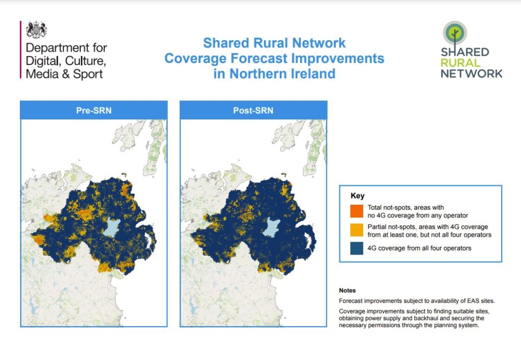 Forecast coverage improvements - Shared Rural Network