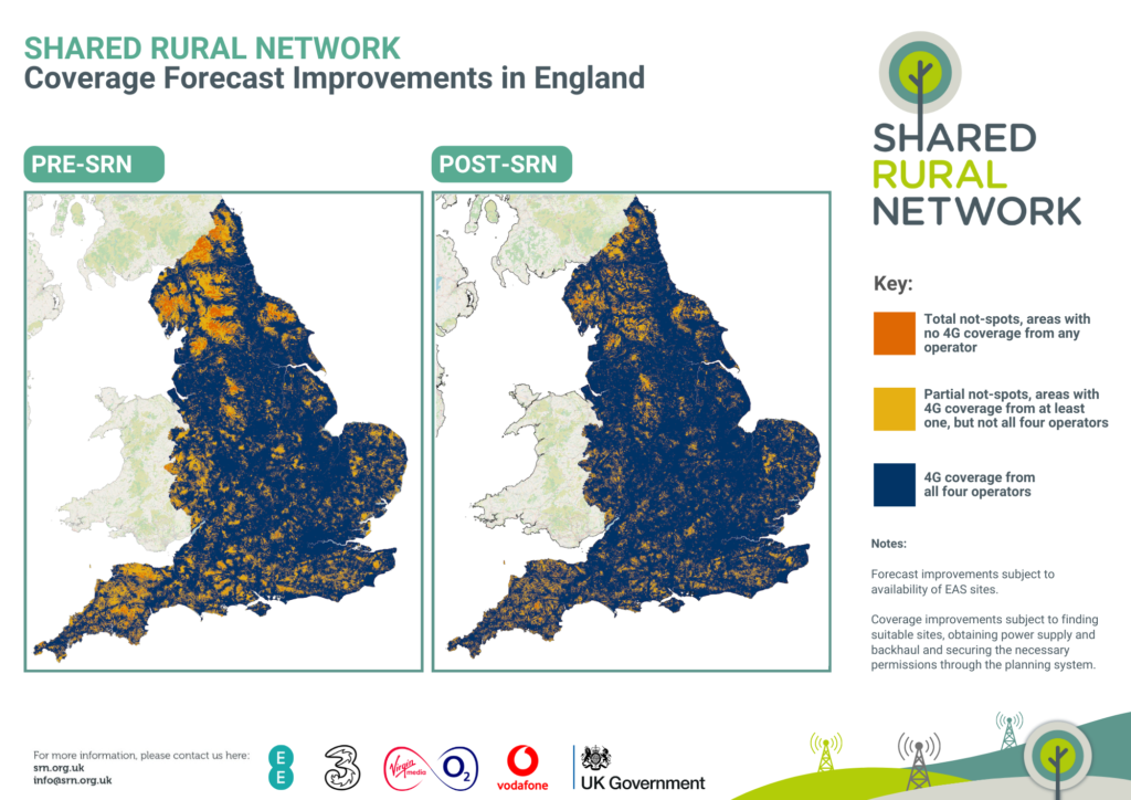 Forecast coverage improvements – Shared Rural Network