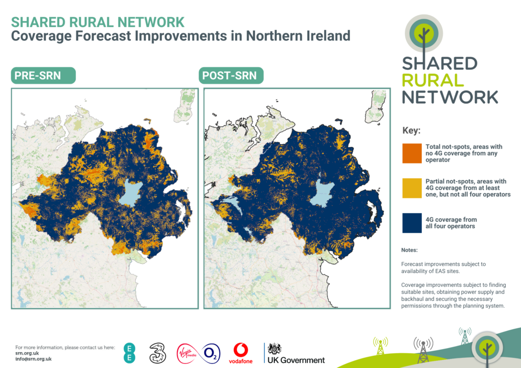 Forecast coverage improvements – Shared Rural Network