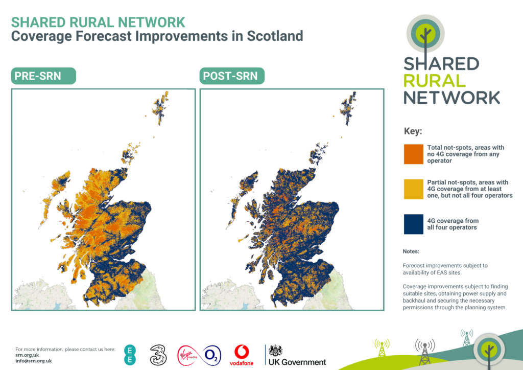 Forecast coverage improvements – Shared Rural Network